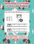 Aprender a escribir letras con perros para ni?os en edad preescolar de ...